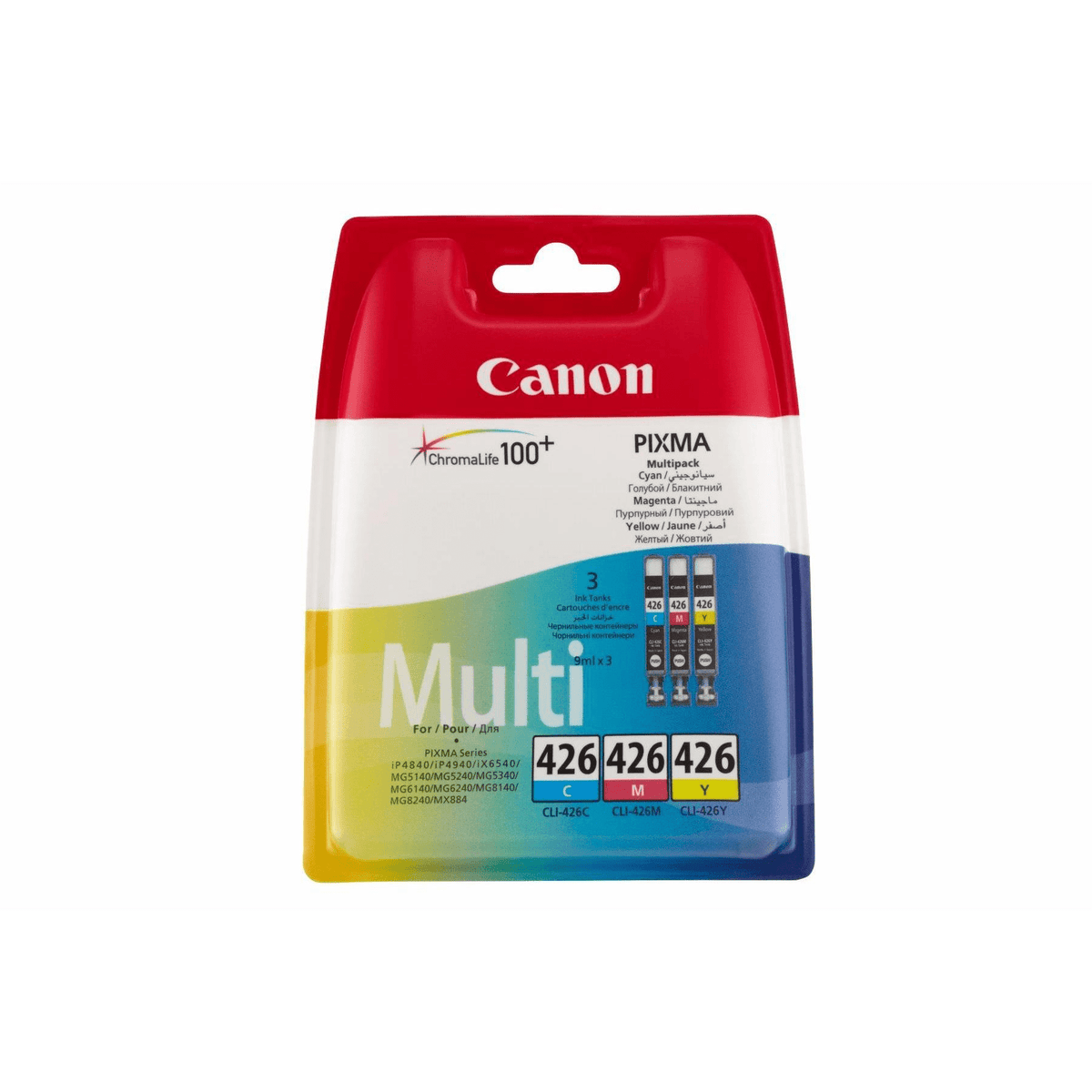 Canon CLI-426 Cyan, Magenta, Yellow Printer Ink Cartridges Original ...