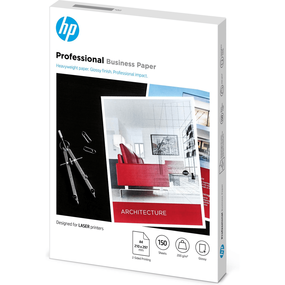 HP Professional Laser Glossy FSC Paper 200gsm 150 Sht/A4/210 x 297mm ...