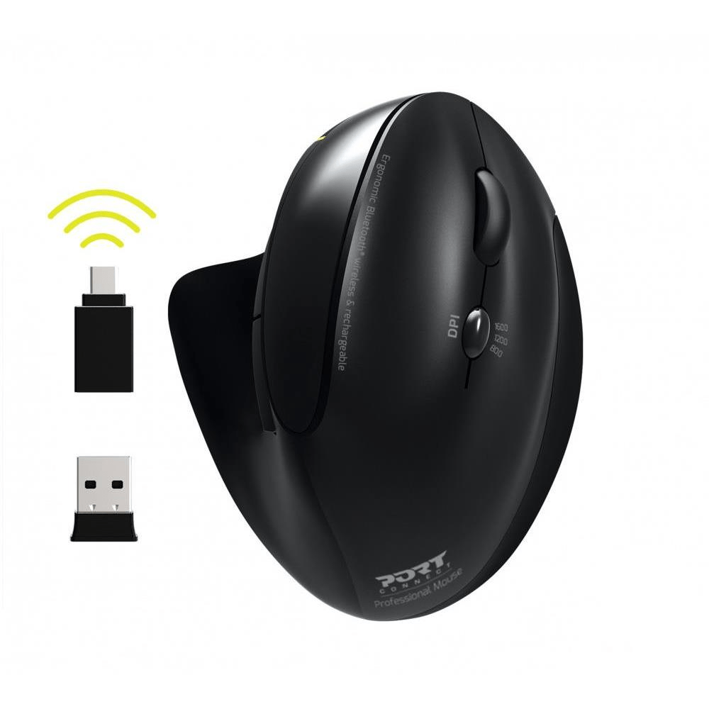 Port Designs Bluetooth Optical 1600 DPI Mouse 900706-BT – FirstShop