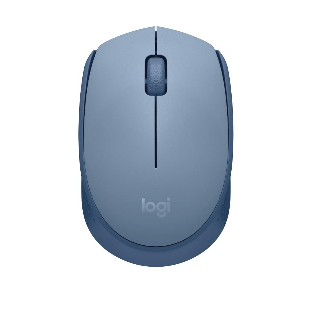 Logitech M171 Wireless Ambidextrous Optical Mouse - Blue Grey 910-0068