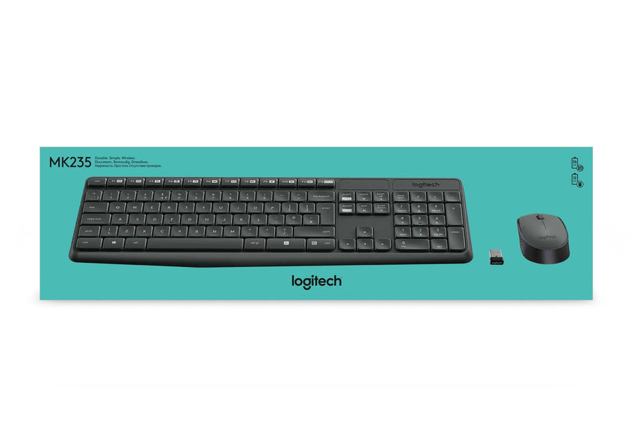 Logitech MK235 Keyboard and Mouse Combo 920-007931 – FirstShop