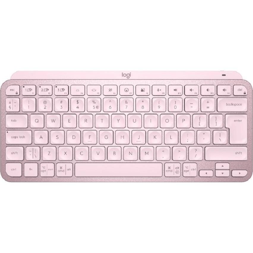 Logitech Mini Minimalist Wireless Illuminated Keyboard MX Keys - Rose ...