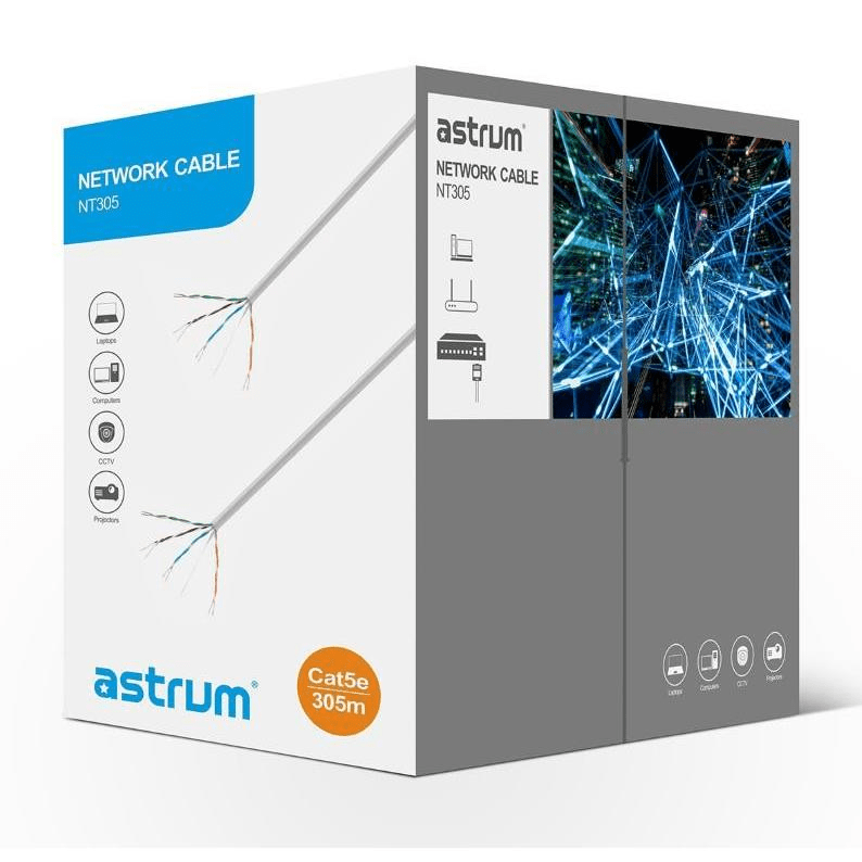 Astrum NT301 Cat5e Network cable Roll 100m A32100-A – FirstShop
