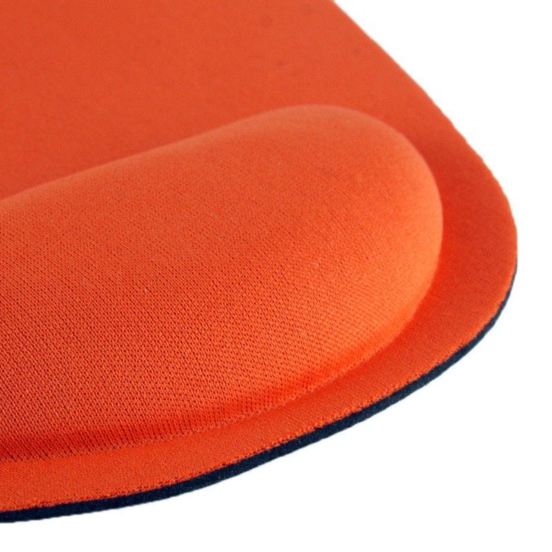 Tuff-Luv Ultra Slim Cloth Mouse Pad with Wrist Foam Pad Orange A4_71