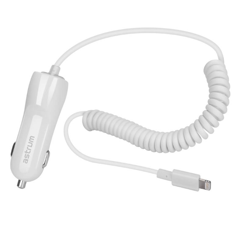 Astrum CC390 8-pin Lightning MFI Car Charger 1.5m White A93039-Q ...