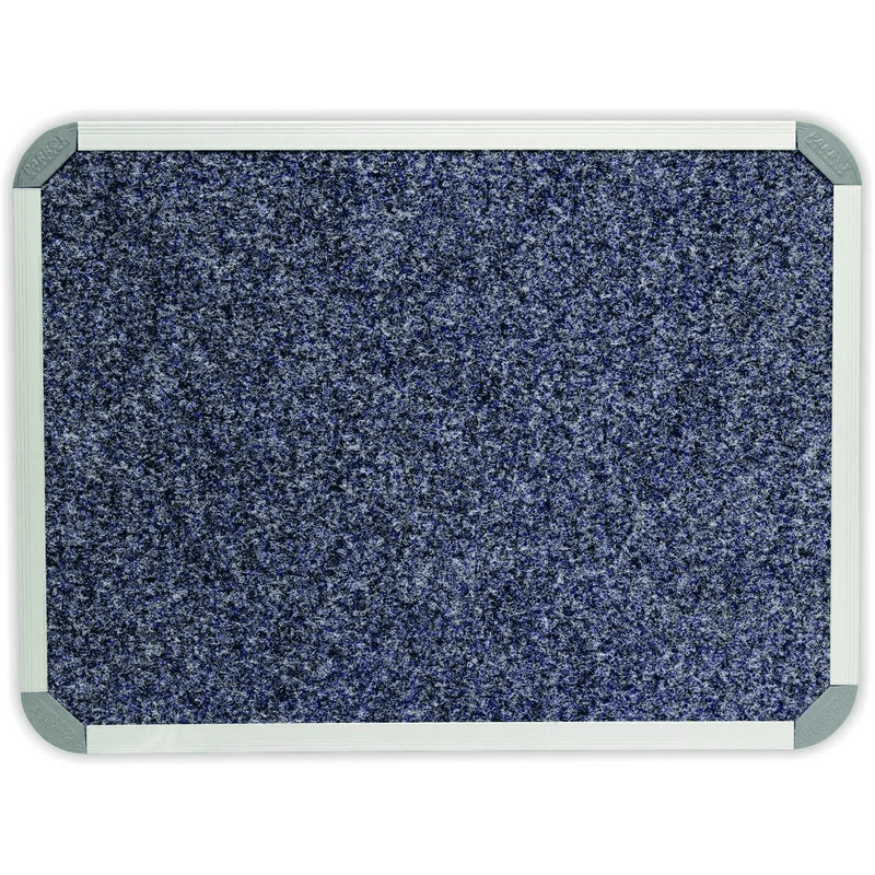 Parrot Bulletin Board Ribbed Aluminium Frame 3000x1200mm Denim BD0684C ...