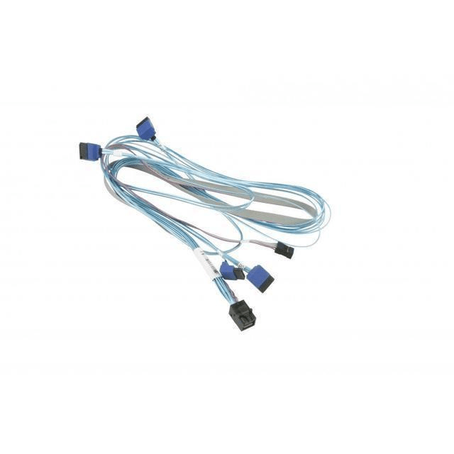Supermicro 50cm Data Transfer Slimeline to SATA Cable CBL-SAST-0809 ...