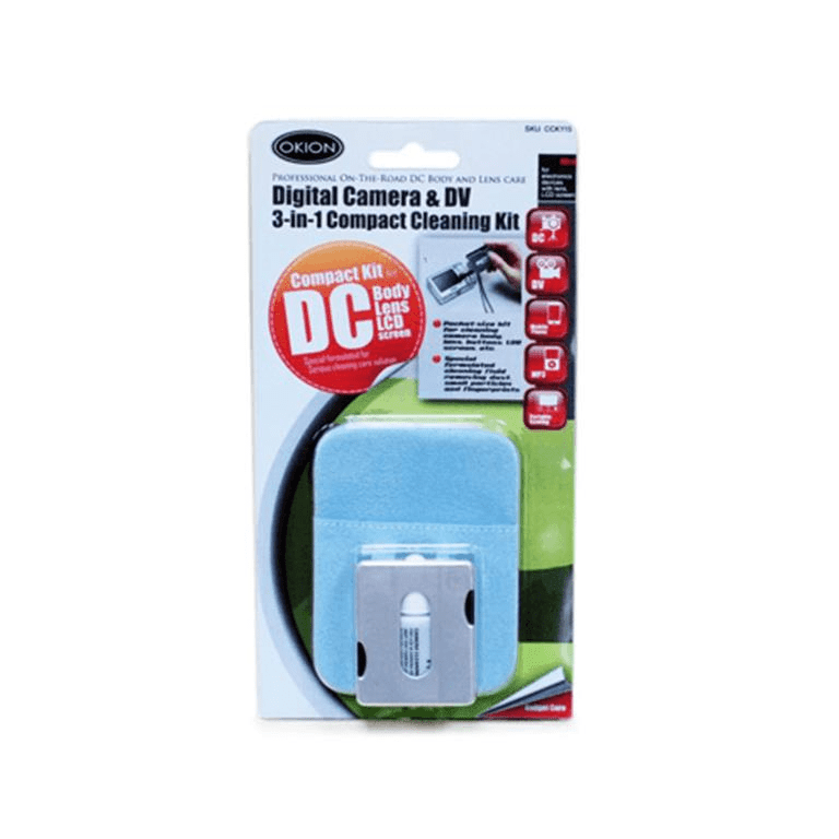 Okion Camera and Camcorder 3-in-1 Compact Cleaning Kit CCK115 – FirstShop