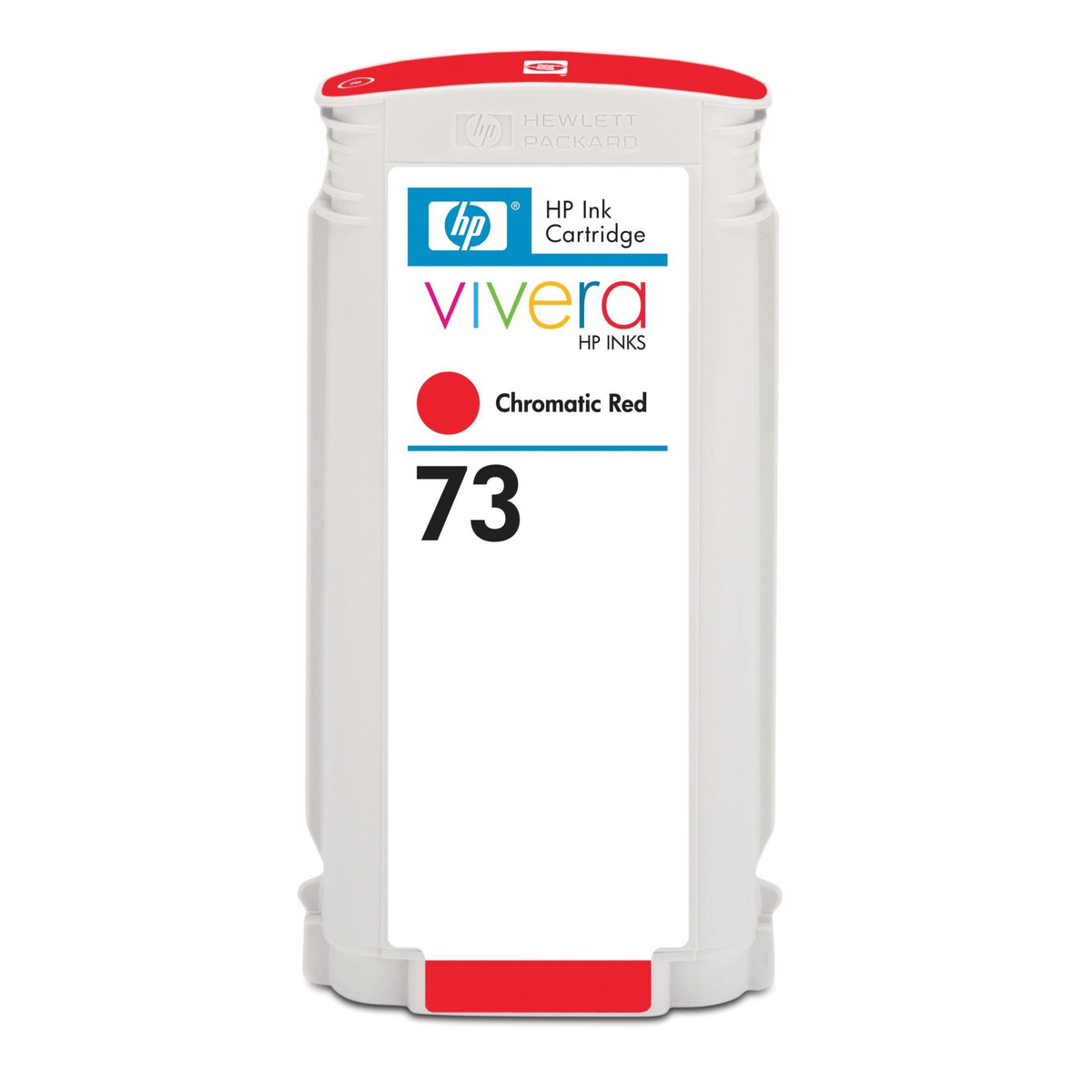 HP 73 130-ml Chromatic DesignJet Red Printer Ink Cartridge Original CD ...