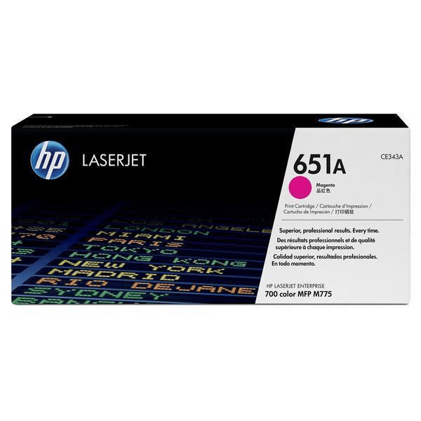 HP Contract Only 651A Magenta Toner Cartridge 16,000 Pages Original CE ...