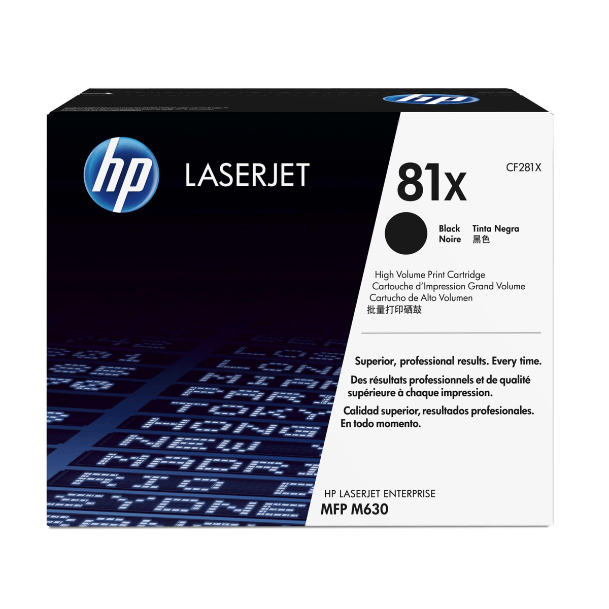 HP 81X Black High Yield Toner Cartridge 25,000 Pages Original CF281X S ...