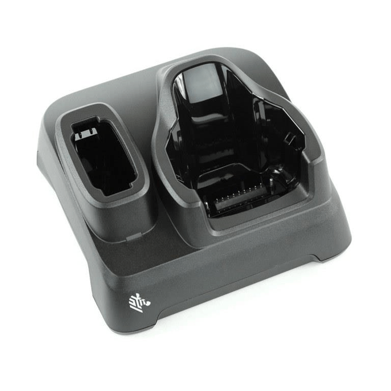 Zebra 1-slot USB Cradle with Spare Battery Charger for Zebra MC93 Blac