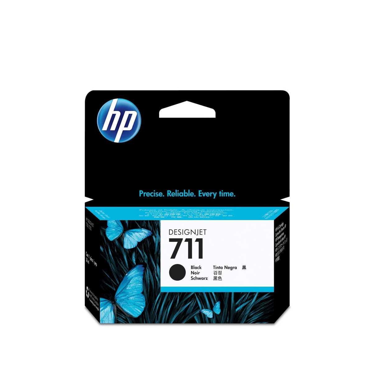 HP 711 38-ml DesignJet Black Printer Ink Cartridge Original CZ129A Sin ...