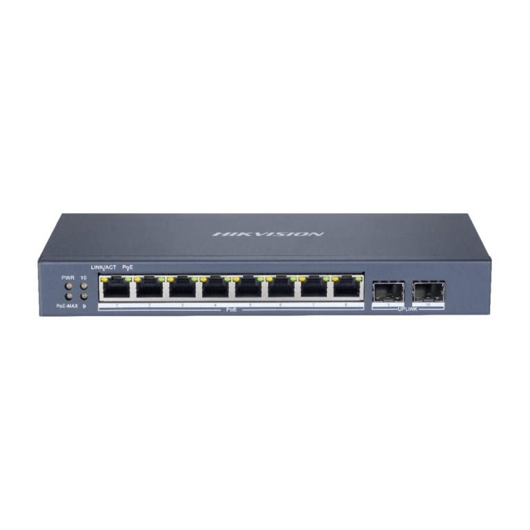 Hikvision 8-port Gigabit Smart Managed PoE Switch DS-3E1510P-SI – FirstShop