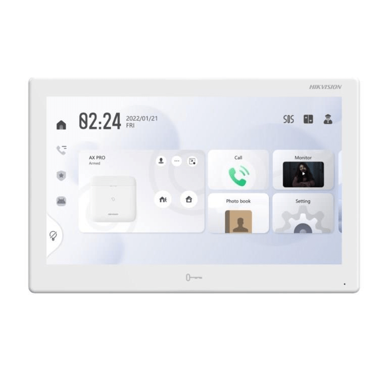 Hikvision 10.1-inch Colorful IPS Touchscreen All-in-one Indoor Station