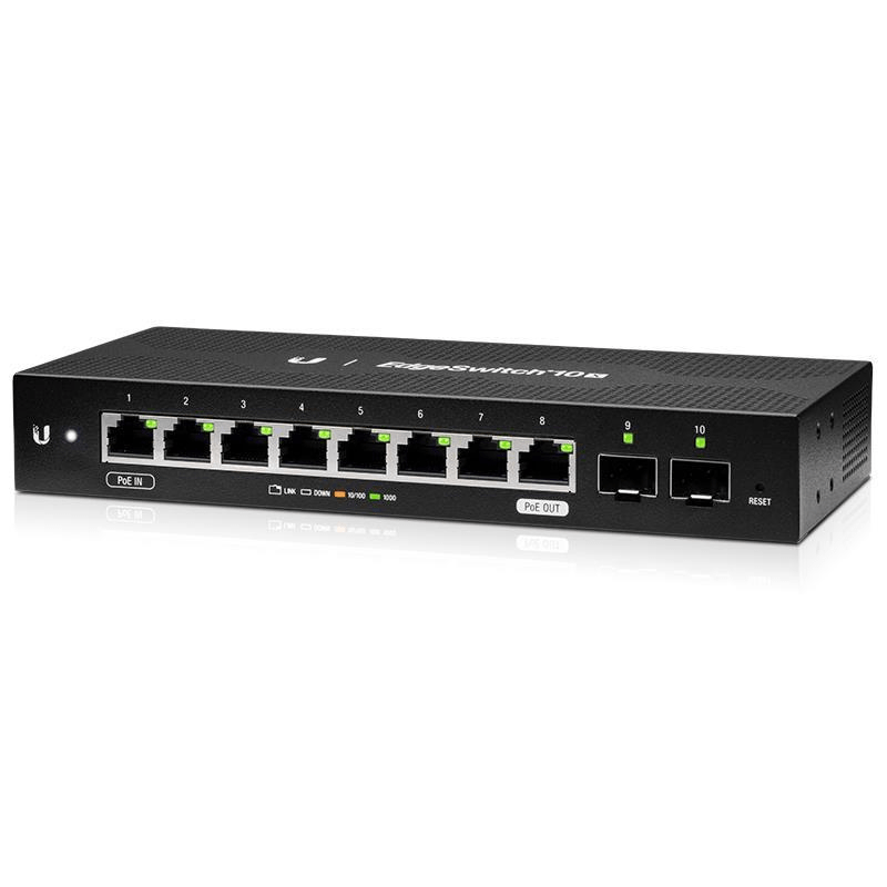 Ubiquiti EdgeSwitchX 8-port 2xSFP Gigabit Switch ES-10X