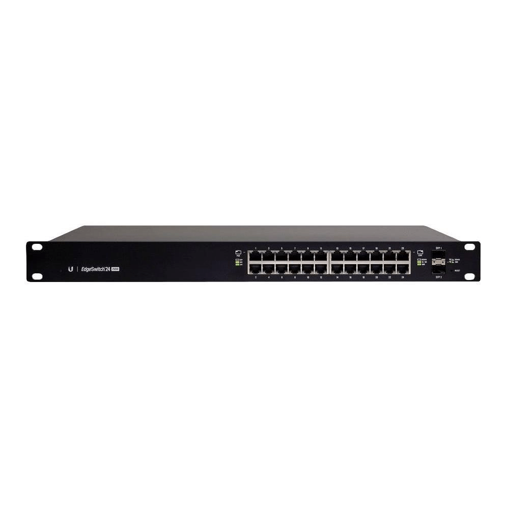 Ubiquiti EdgeMAX EdgeSwitch ES-24-500W 24-port 500W Gigabit PoE + SFP ...