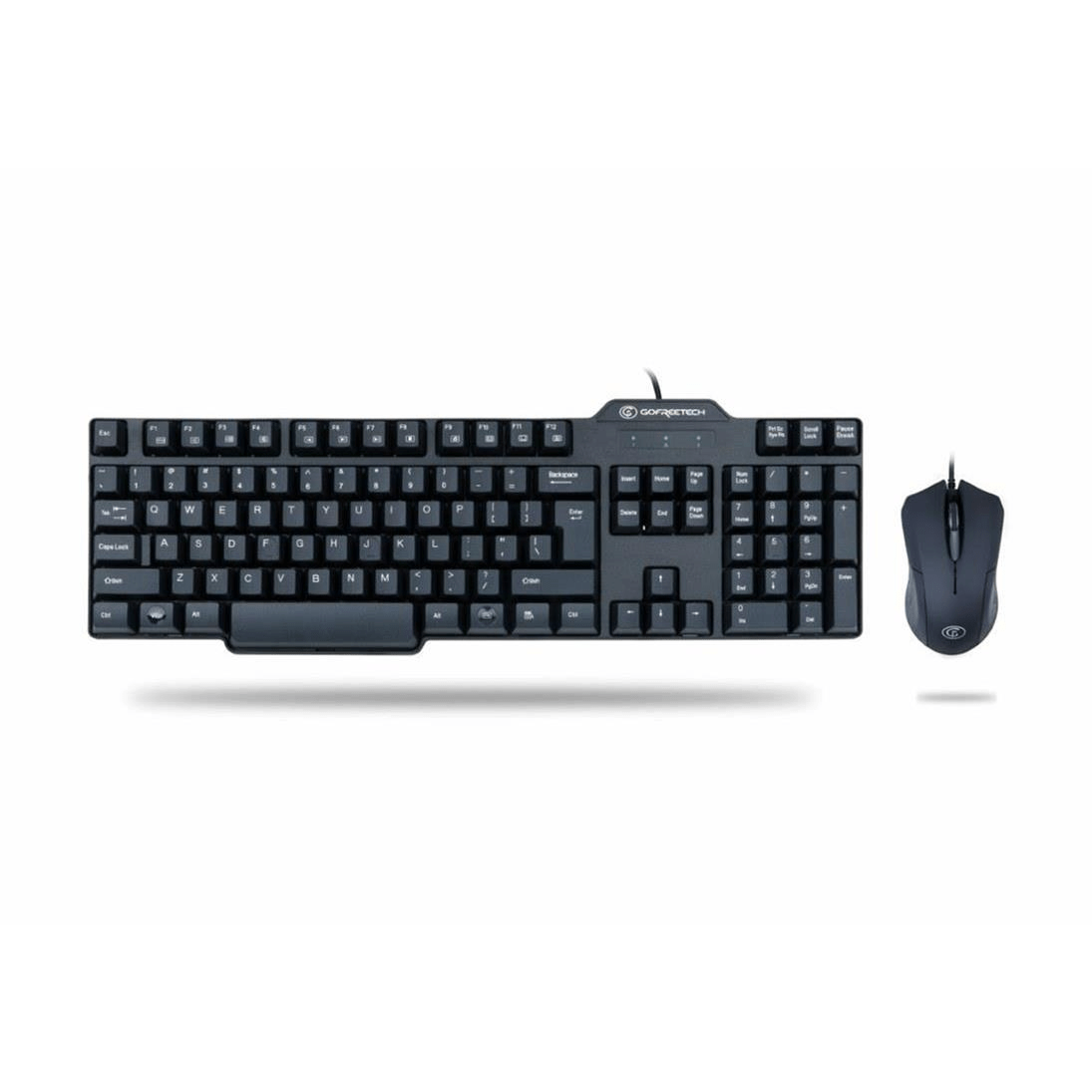 GoFreetech Wired Keyboard and Mouse Combo Black GFT-S003 – FirstShop