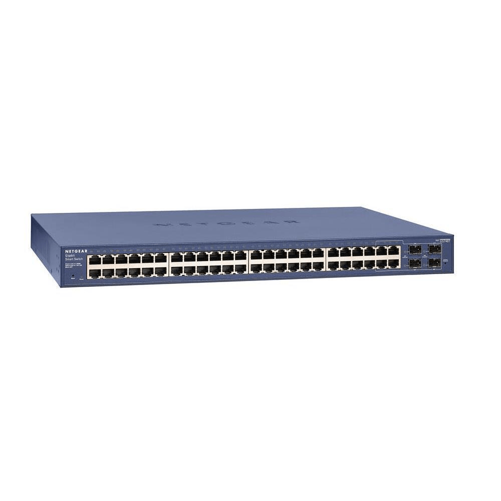 Netgear GS748T 48-port Gigabit Ethernet Managed Smart Switch GS748T-50