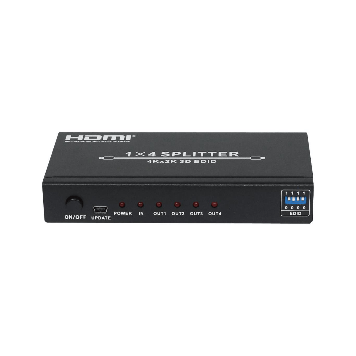 HDCVT HDV-9814 1 x 4 HDMI Splitter supports HDCP and EDID – FirstShop