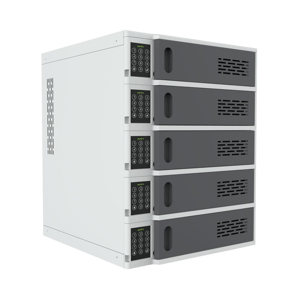 Chen Source 5-bay Charging Notebook Lockers AC and USB-A LN105HS/charg ...