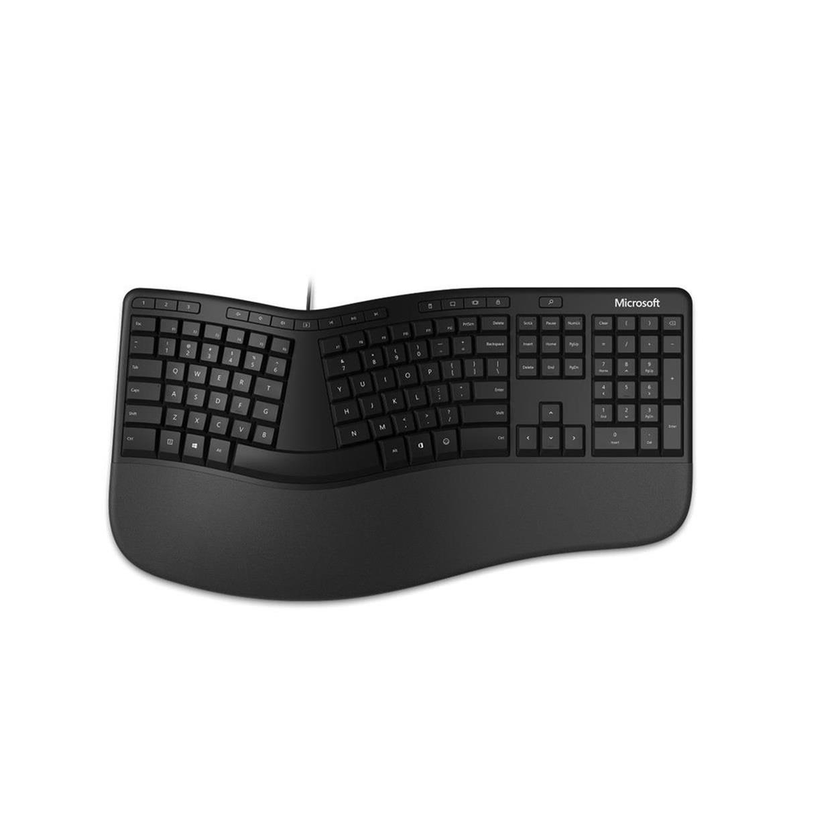 Microsoft Ergonomic Keyboard USB QWERTY US International Black – FirstShop