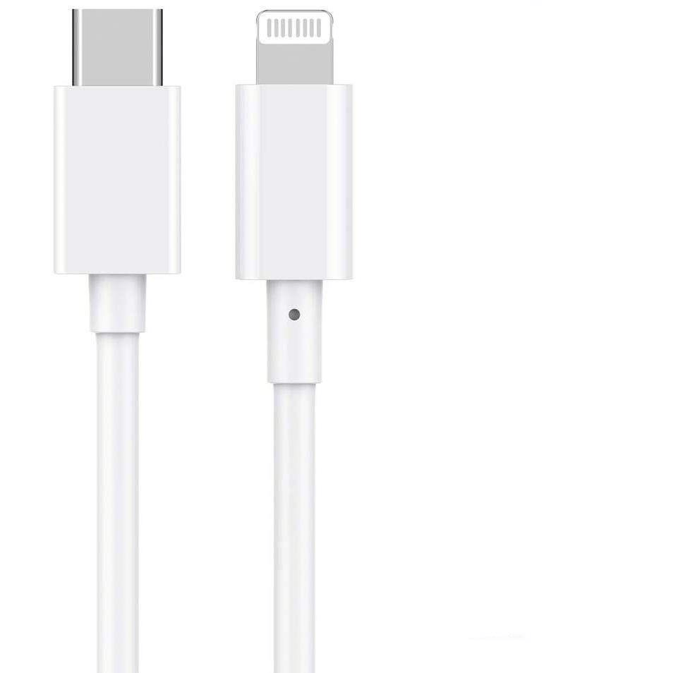 Tuff-Luv 18W Lightning to USB C 1m Cable - White M1691 – FirstShop