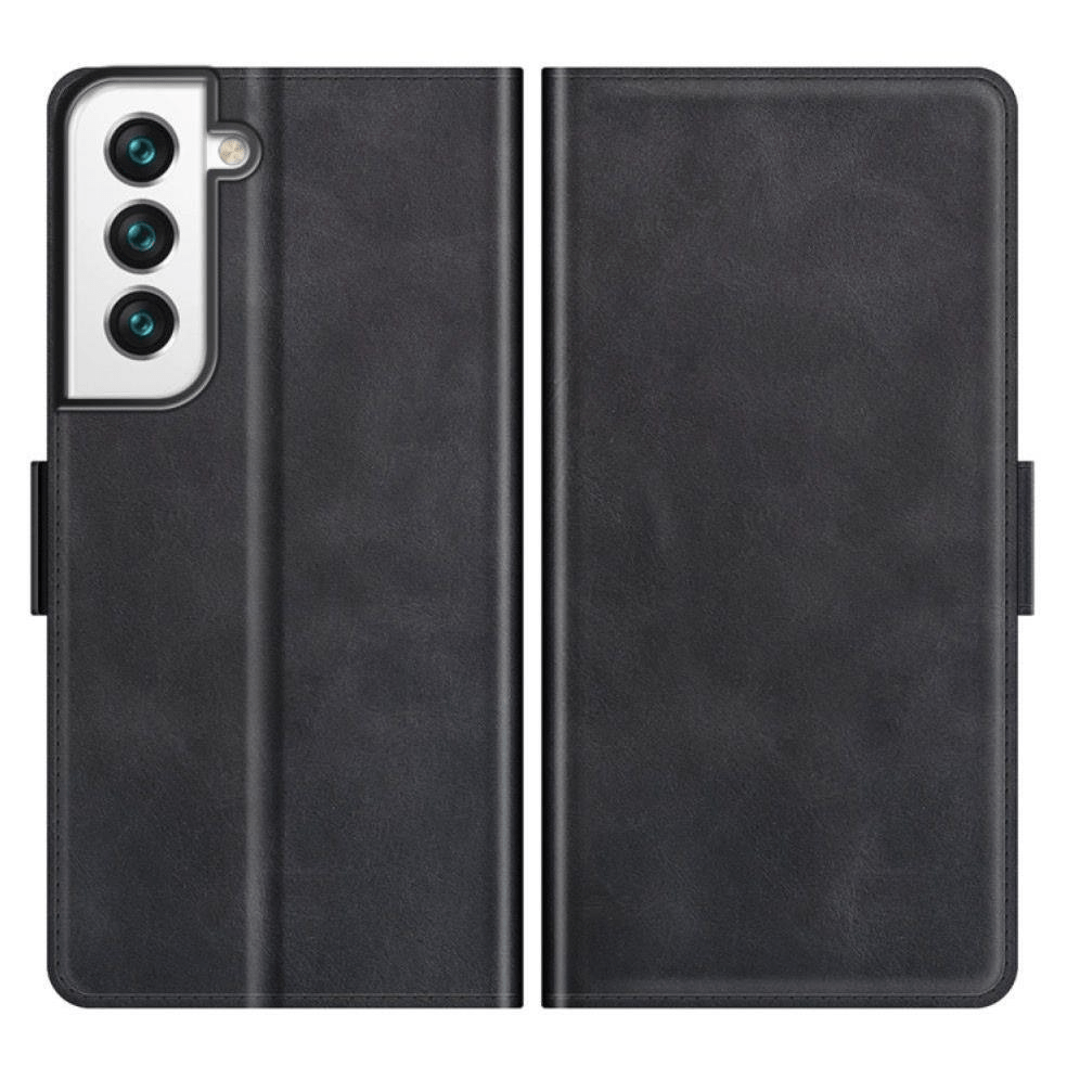 Tuff-Luv Essentials Leather Folio Case for Samsung S22 Plus - Black MF ...