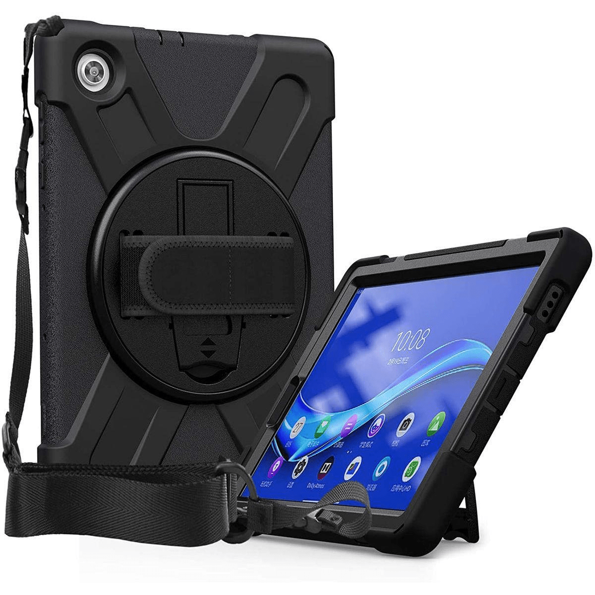 Tuff-Luv Armour Jack Rugged Case for Lenovo M10 Plus / X606F - Black M ...