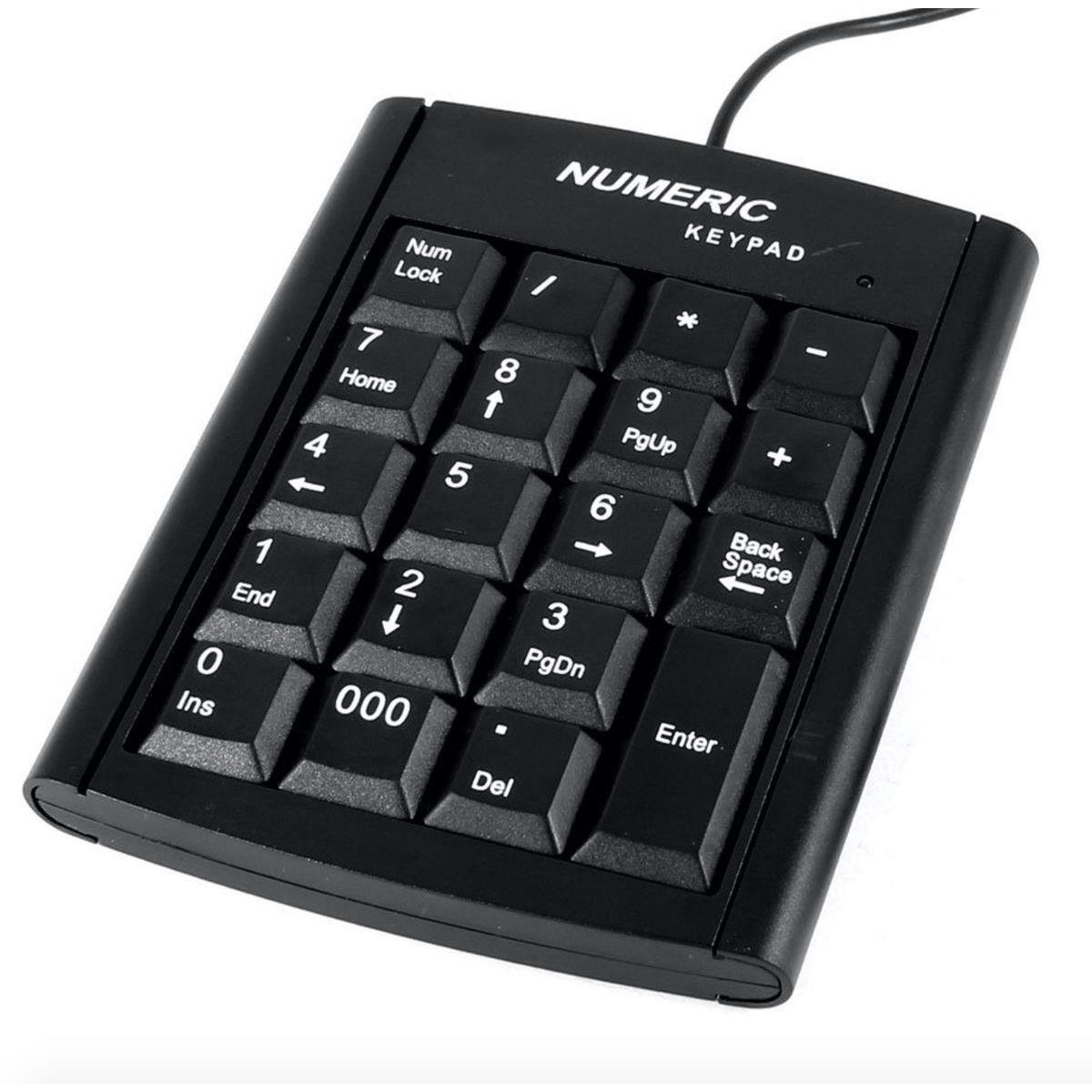 Tuff-Luv Mini Numeric Keypad USB Wired - Black MF661 – FirstShop