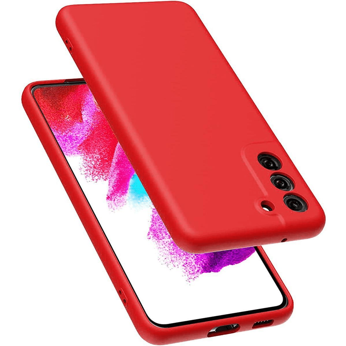 Tuff-Luv Slim Silicone Case Red MF883 – FirstShop