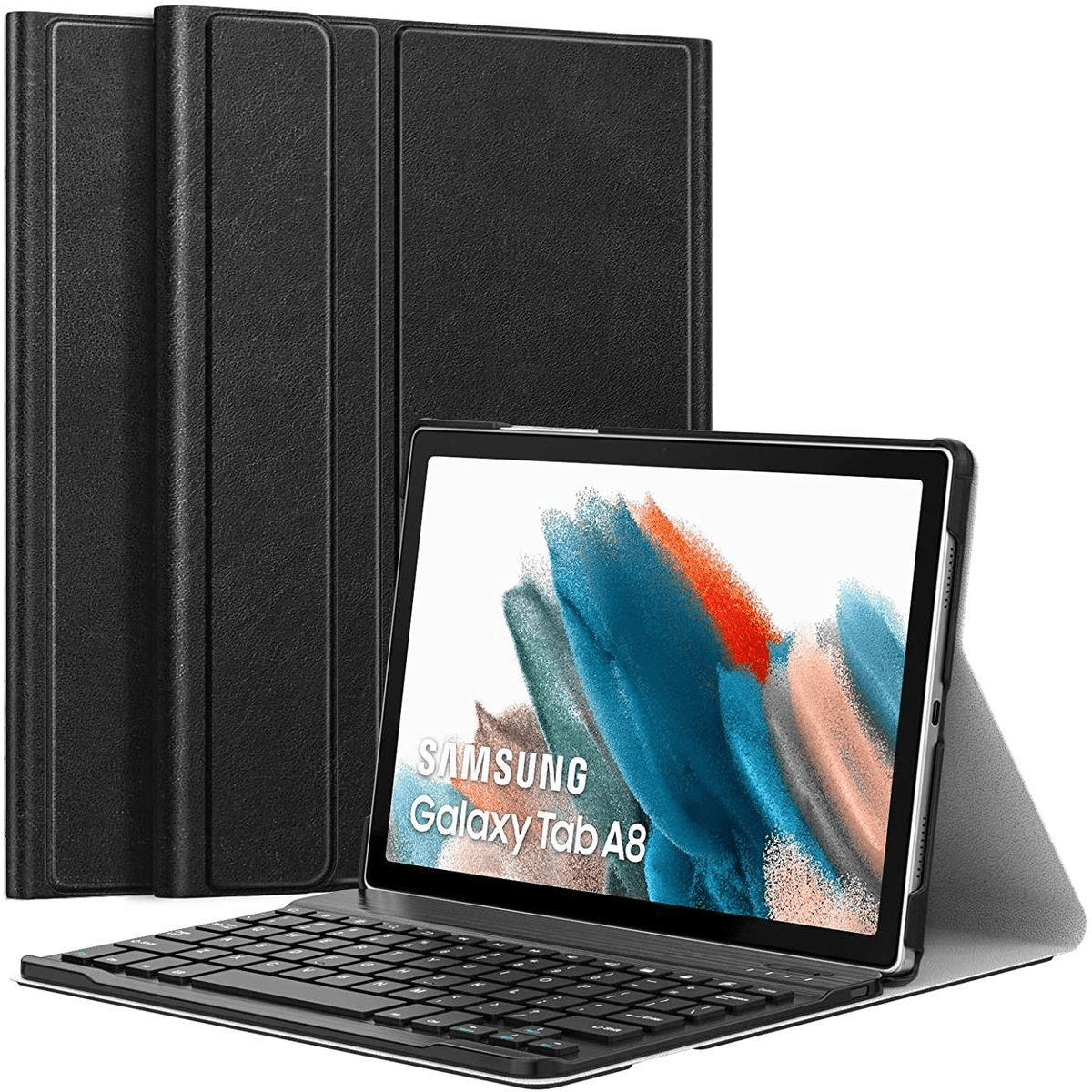 Tuff-Luv Bluetooth Keyboard Case Samsung Galaxy Tab A8 2021 - Black MF