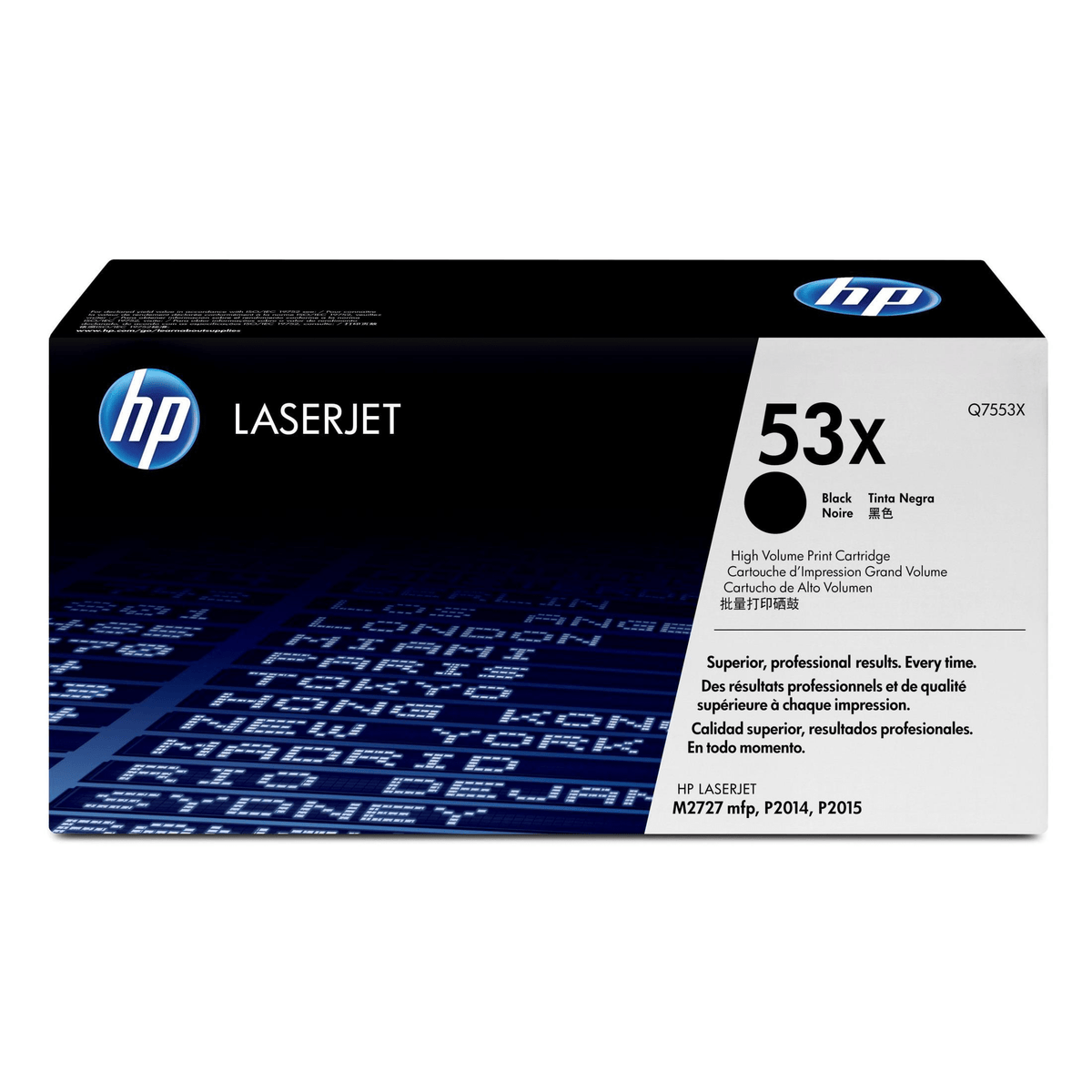 HP 53X Black Toner Cartridge 7,000 Pages Original Q7553X Single-pack ...