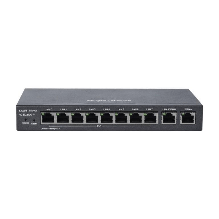 Reyee 10-port Gigabit Cloud Managed Router with 4-port WAN and 8-port