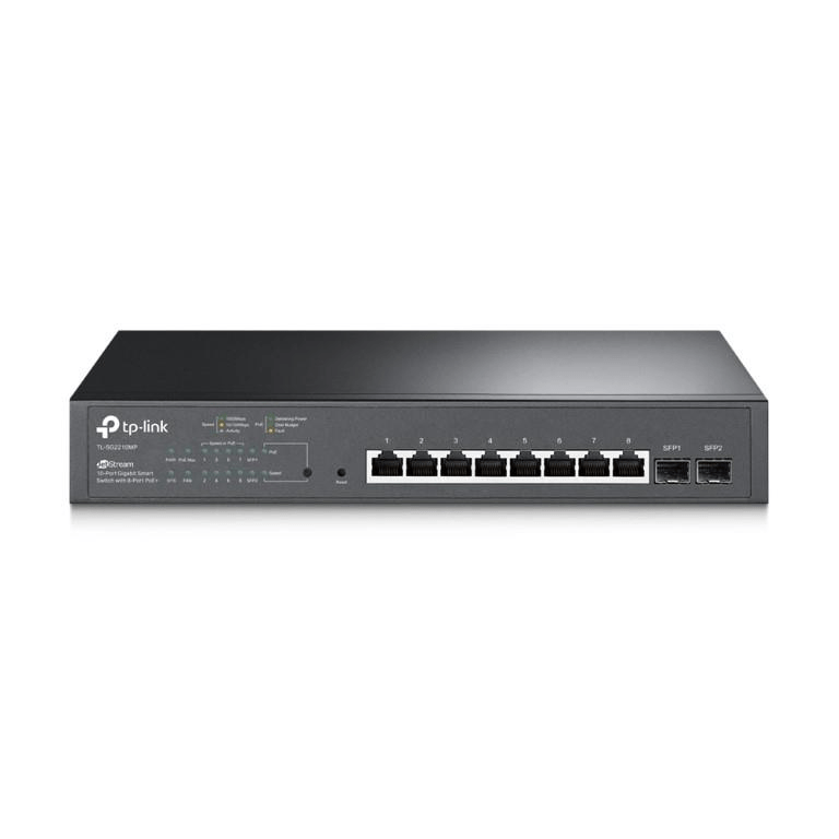 TP-Link TL-SG2210MP JetStream 10-port Gigabit Smart Switch with 8-port