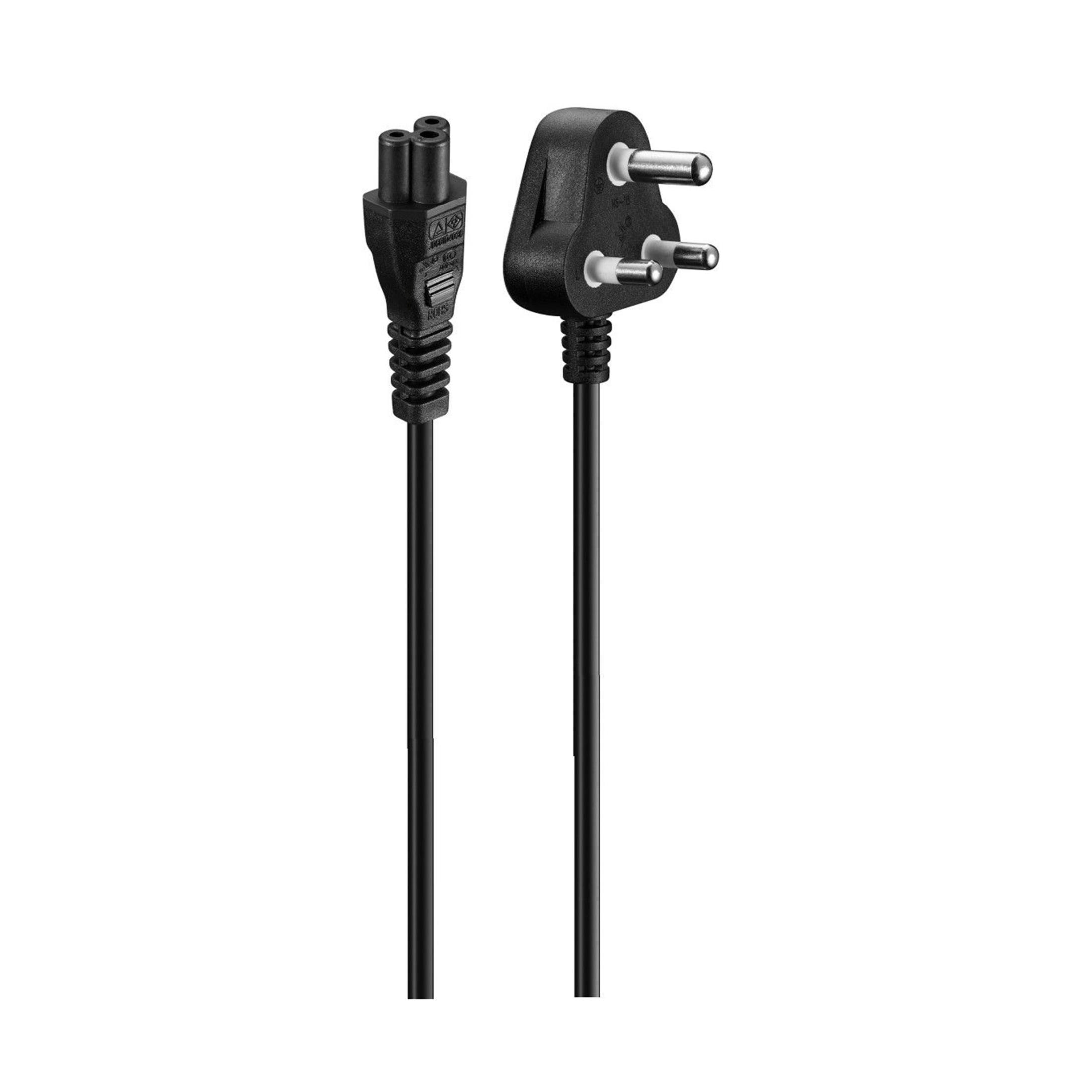 Volkano Presto Series Power Cable 3 pin Clover to Type-M 1.8m 2.5A - B