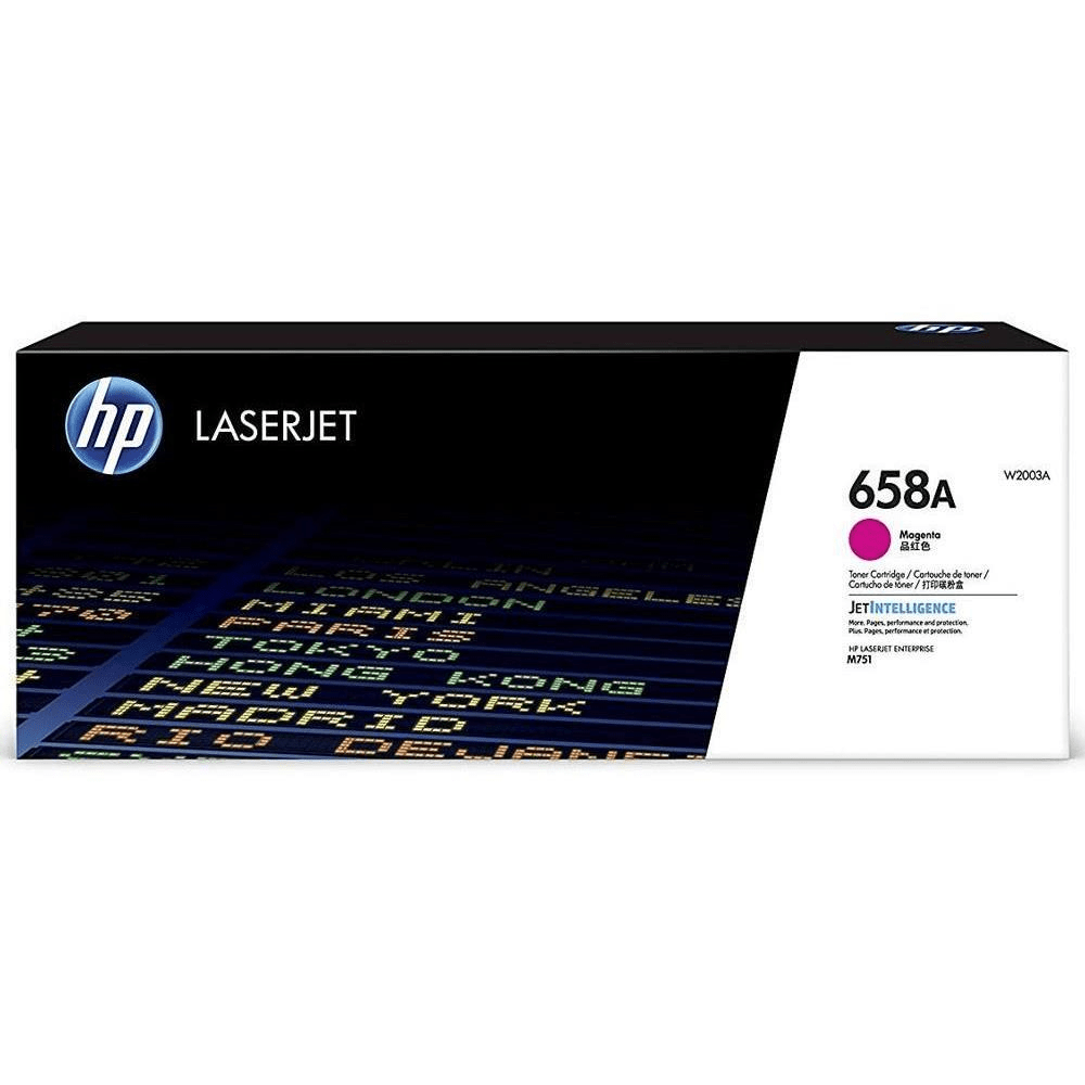 HP 658A Magenta Toner Cartridge 6,000 Pages Original W2003A Single-pac ...