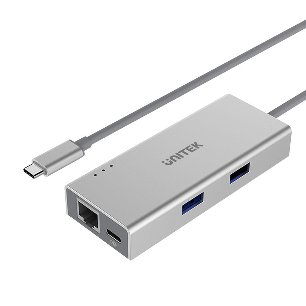 Unitek 4-in-1 USB-C Ethernet Hub with 60W Power Delivery Y-9106 – FirstShop